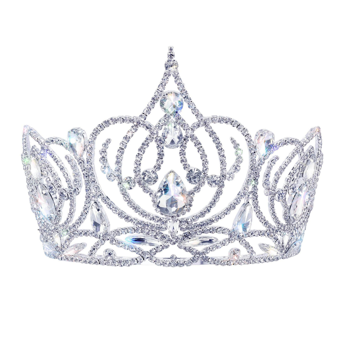 #17640 - Radiant Beauty Tiara with Combs - 5.5" Tall