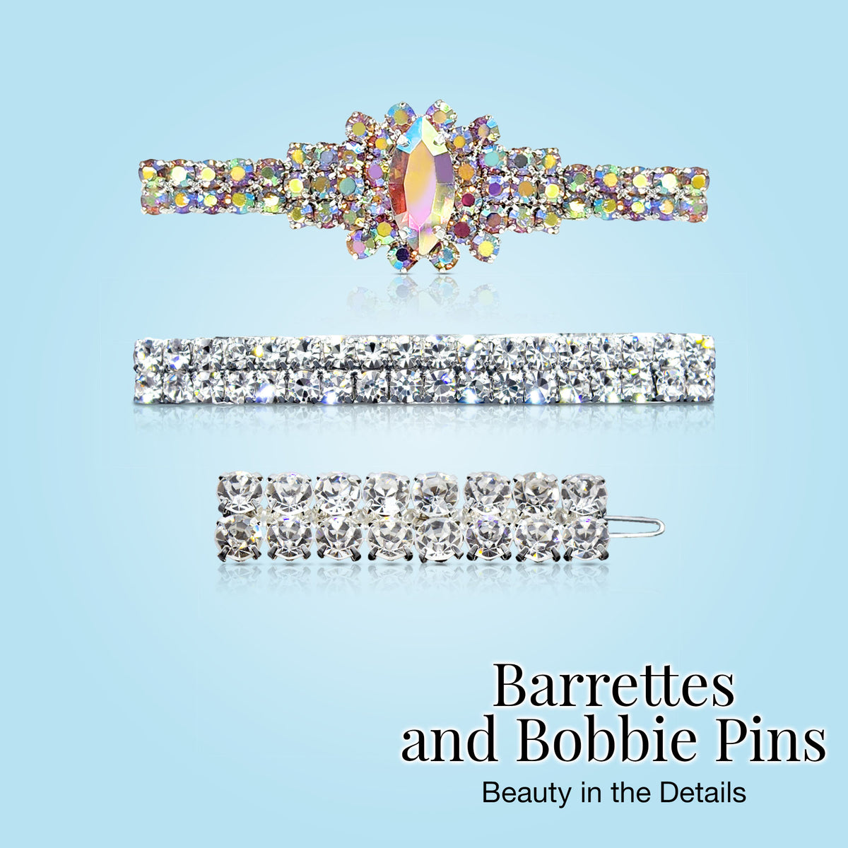 Bridal Barrettes and Bobbie Pins