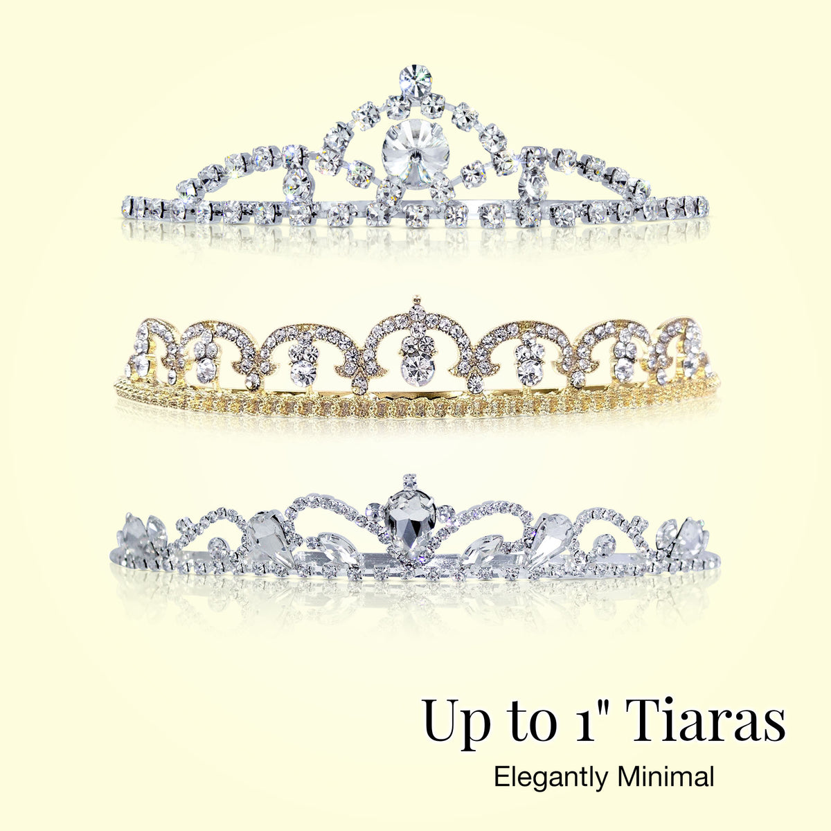 Bridal Tiaras up to 1" Tall