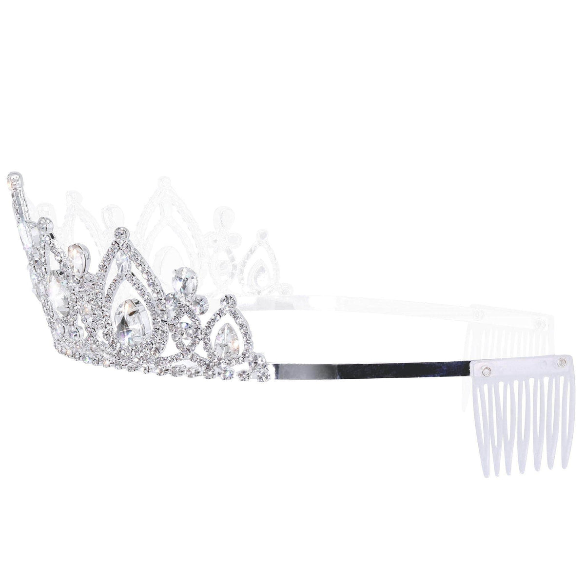 #17666 - 2" Eternal Elegance Tiara with Combs
