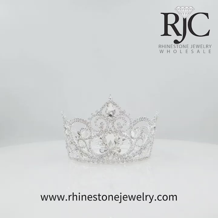 #17437 - Fairy Tale Princess Tiara Bucket Crown - 3.5" Tall x 4.75" Di