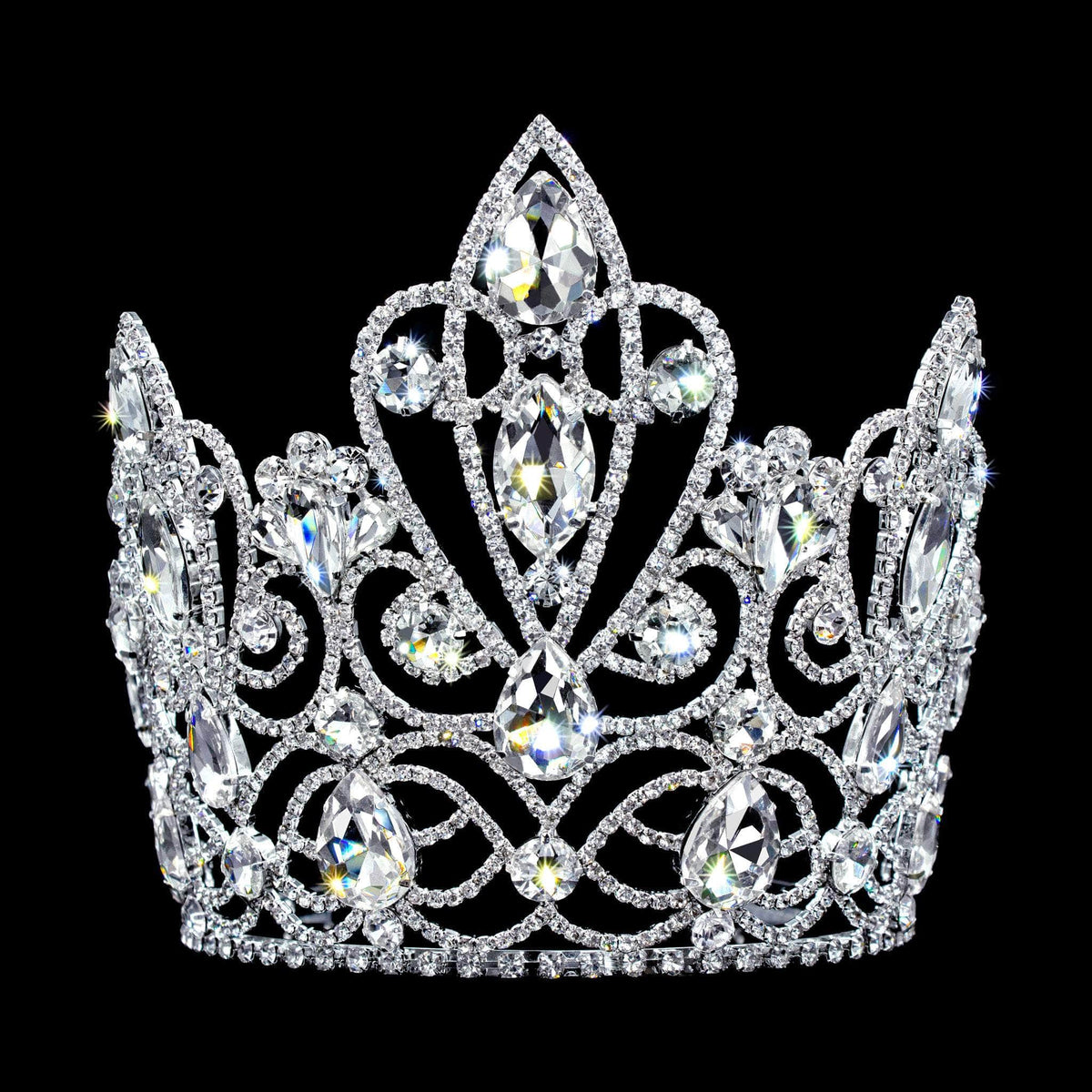 #17377 - The Serenity Tiara with Combs - 5.75" Tall (Limited Supply)