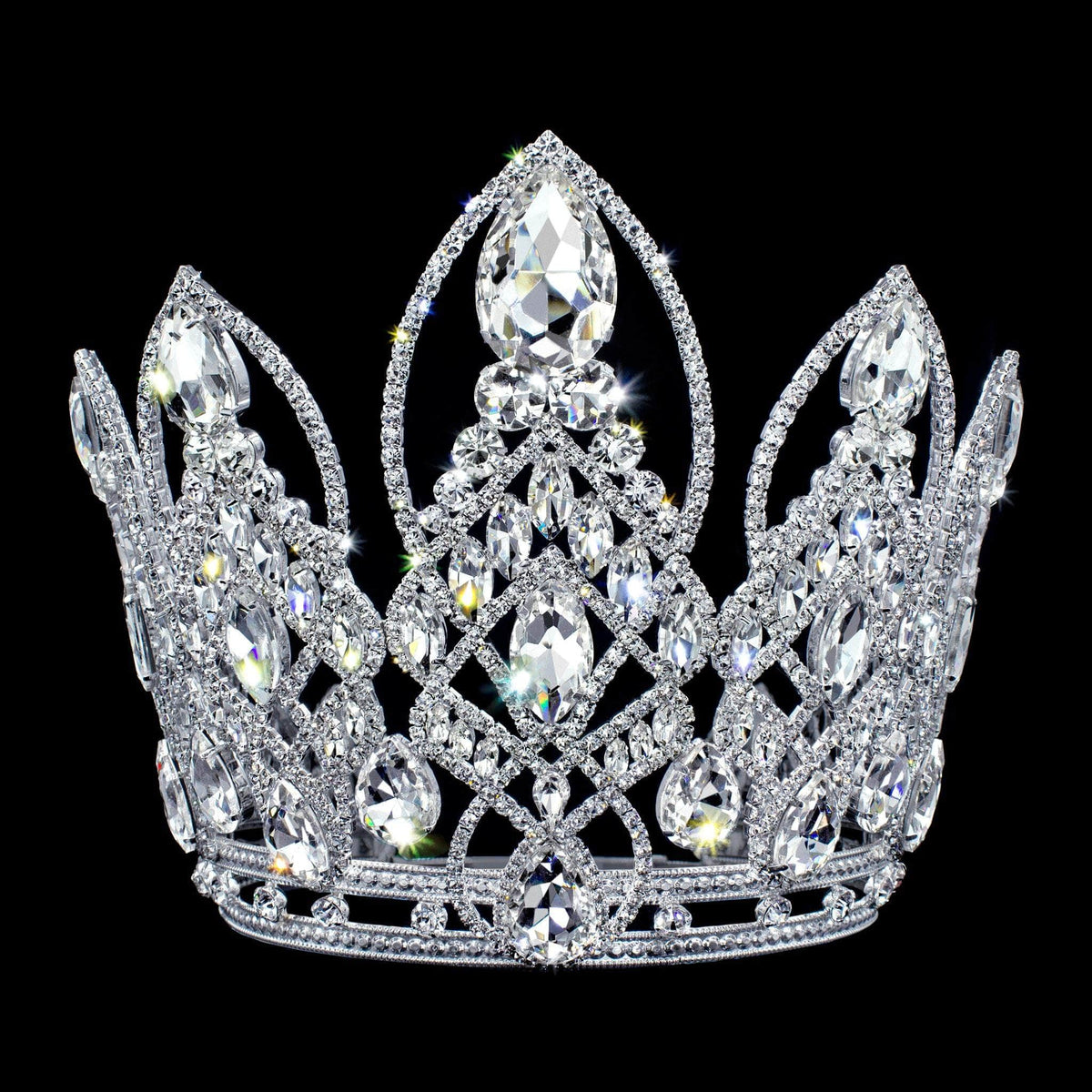 #17341 - Graceful Regalia Adjustable Crown - 7" Tall