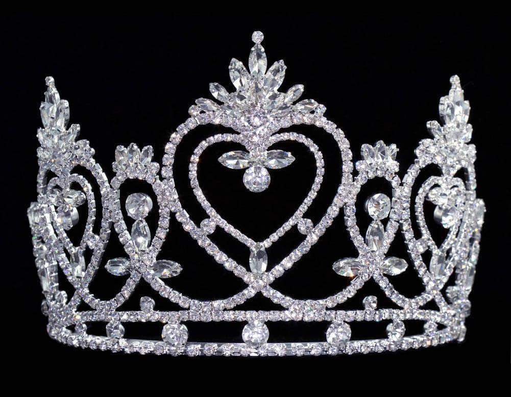#16455 Pageant Praise Tiara with Combs - 5"