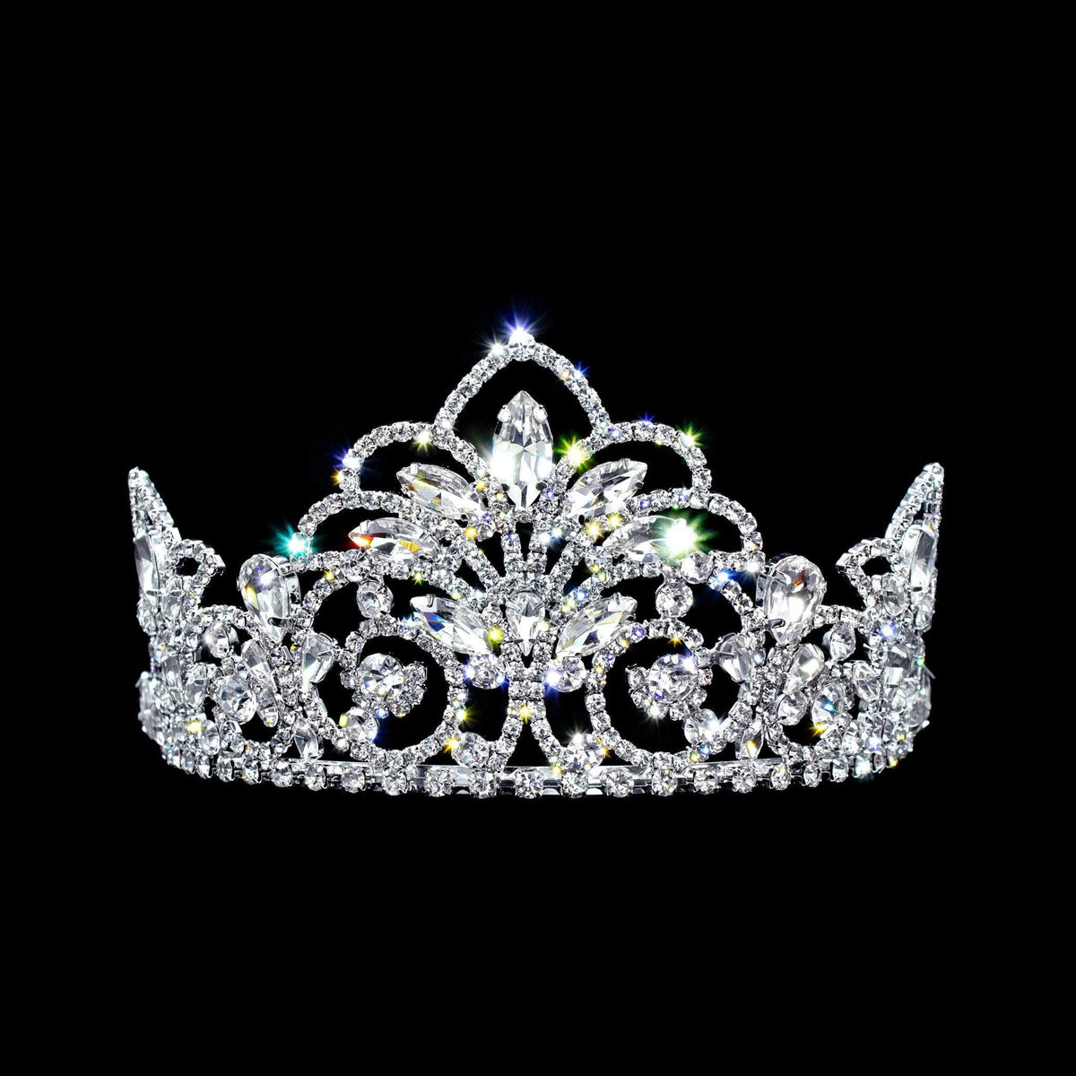 #17327 - Island Princess Tiara with Combs - 3"