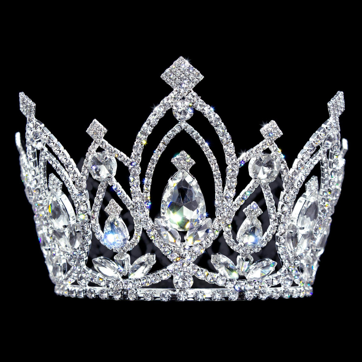 #17207 - Extreme Sparkle Full Crown with Rings - 4"